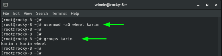 How To Create A User And Add It To The Sudoers Group In Rocky Linux