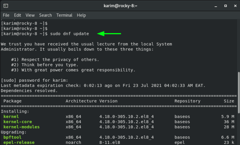 How to create a user and add it to the sudoers group in Rocky Linux