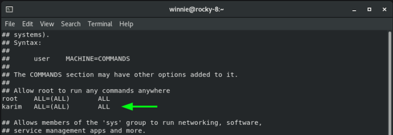 How to create a user and add it to the sudoers group in Rocky Linux