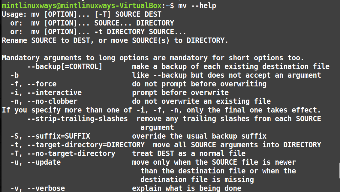 LINUX Basics How To Move Files In Linux Using Mv Command