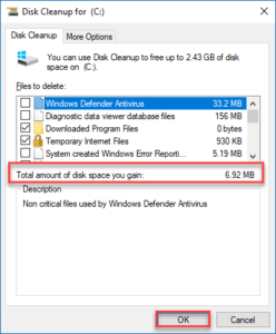 How to clear Disk Cache and History in Windows 10