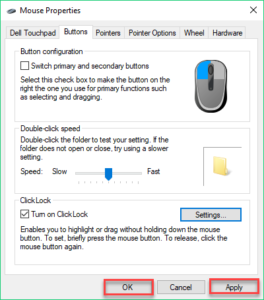 How to drag and drop without holding down the mouse button in Windows 10